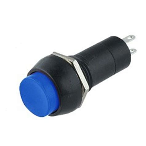 Buy PBS A SPST Push Button Self Locking Switch Blue RoboComp