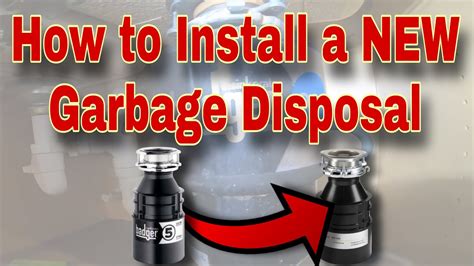How To Install A New Whirlpool Garbage Food Disposal How To Replace