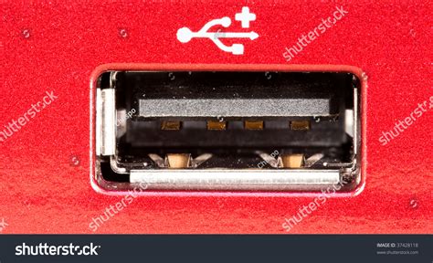 Stacked Macro Usb Port Stock Photo 37428118 Shutterstock