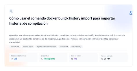 Cómo Importar Historial De Compilación Con El Comando Docker Buildx