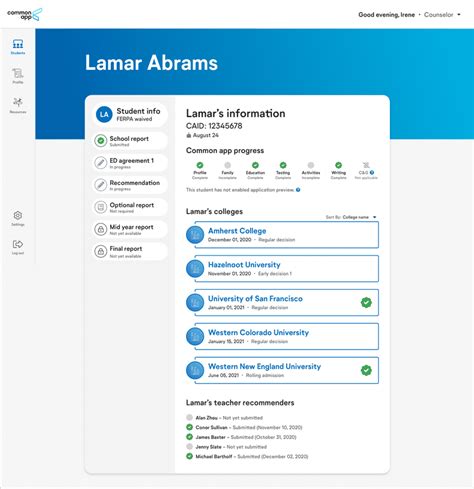Common App Recommender System
