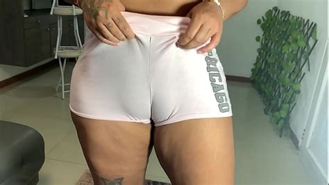 My Stepsister Lets Me Record Her Tight Pussy In Her New Shorts Andcameltoeand Big Assand Latinaand Xxx