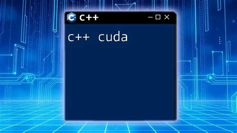 Mastering C Cuda Quick Commands Unleashed