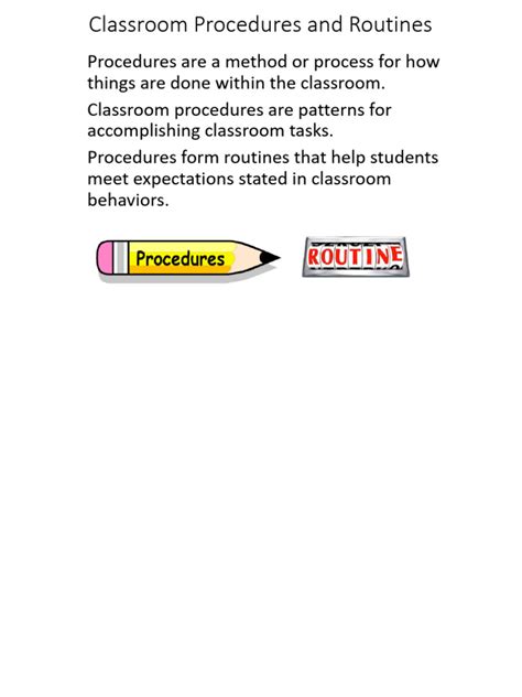 4e handout 2 effective practice 2 procedures and routines pdf