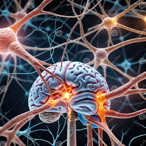 Visual Representation Of Neural Connections And Brain Activity Among Neurons During A Vibrant