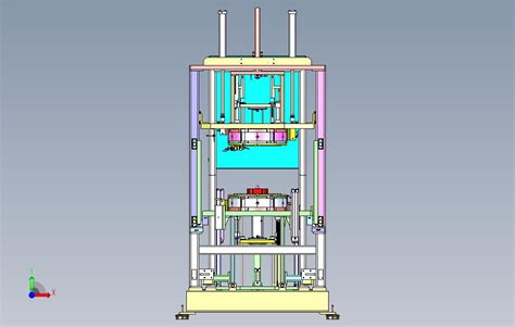 定子封装机3d图step模型图纸下载 懒石网