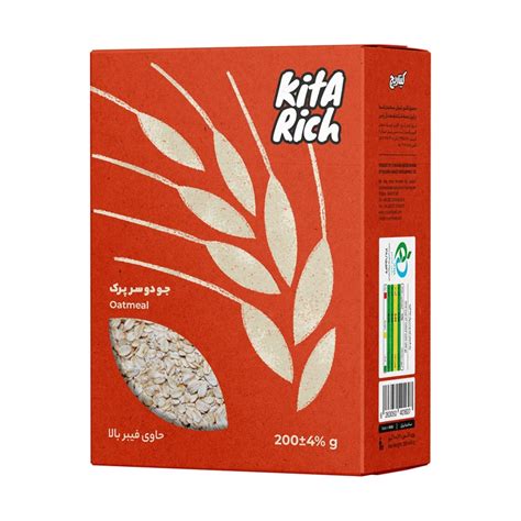 قیمت و خرید جو دوسر پرک صبحانه دانه درشت کیتاریچ ۲۰۰ گرمی گیشا اسپرت