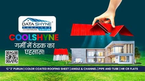 Tata Steel Cooling Roofing Sheet Thickness 050 Mm At Rs 160foot In