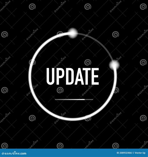System Software Update And Upgrade Concept Loading Process Screen Stock Vector Illustration