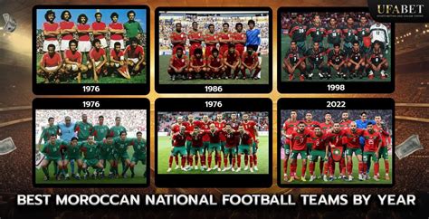 Best Moroccan National Football Teams By Year