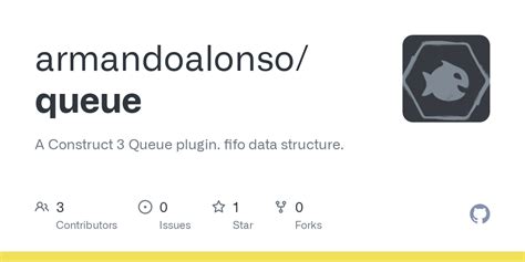 Github Armandoalonsoqueue A Construct 3 Queue Plugin Fifo Data Structure