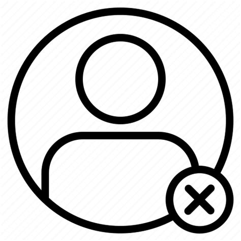 Account Delete Profile Remove User Icon Download On Iconfinder