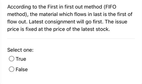 Solved The Weighted Average Price Method Recovers The Whole