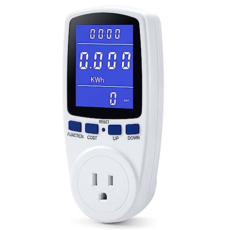Snapklik Upgraded Brighter LCD Display Night Vision Power Meter Plug Power Consumption