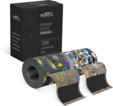 Elastic Bandage Wrap 3pack With Closures Clips Mixed Colors Comfortable Design