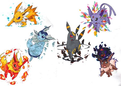 Eevees Forms 1 By Sai Hendrij On Deviantart