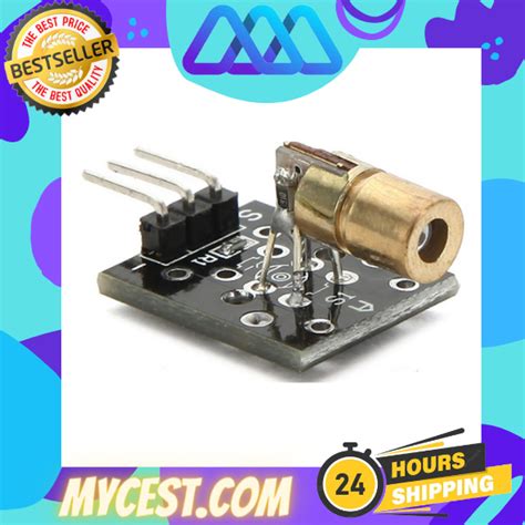 Laser Module Ky 008 Ky008 Head Sensor 5v 650nm Red Color Shopee Malaysia