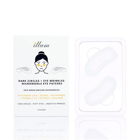 Dark Circles Eye Patch With Hyaluronic Acid Microneedles Illum