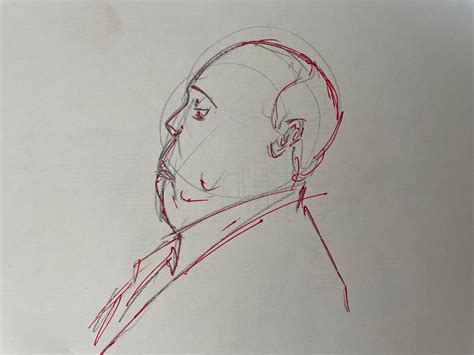 Alfred Hitchcock Portrait Sketch Digital Thumbnail Etsy