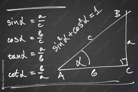 Basic Trigonometric Functions Stock Illustration Adobe Stock