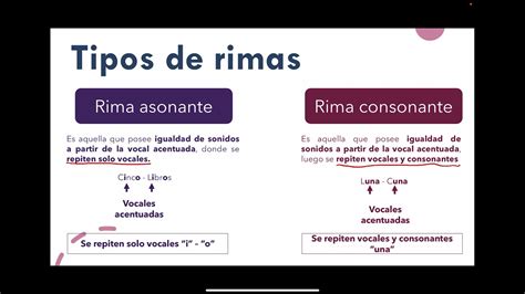 Rimas Asonante Rima Asonante Y Consonante Consonante Y Hot Sex Picture
