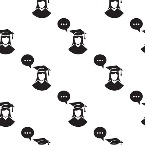 졸업 학생 아이콘 그림 프리미엄 벡터