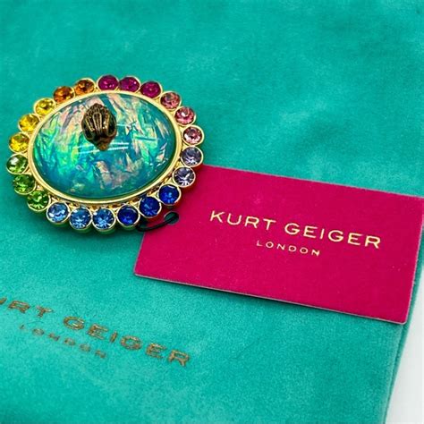 Kurt Geiger Jewelry Kurt Geiger London Rainbow Crystal Brooch Nwt