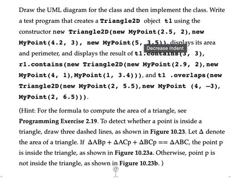 Solved Draw The UML Diagram For The Class And Then Chegg Com