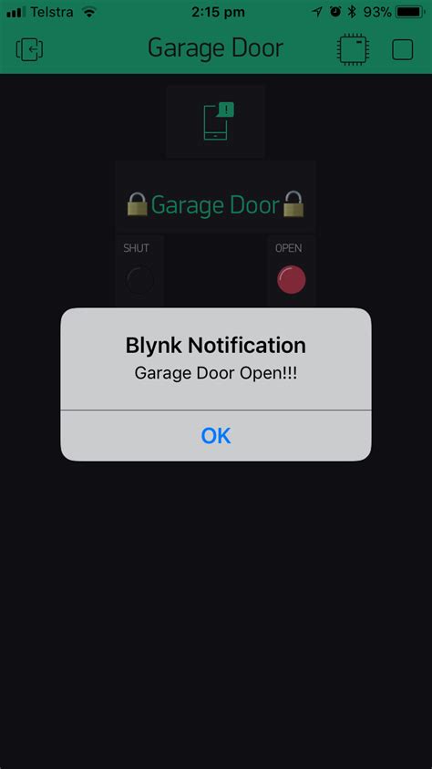 Arduino Garage Door Alarm With Blynk 3 Steps Instructables