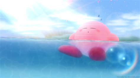 Kirby At Sea Live Wallpaper Moewalls