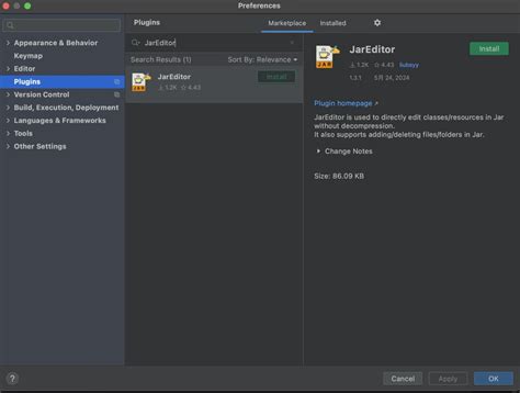 Jareditor Intellij Idea Plugin For Modifying Files In Jar Directly Without Decompression Dev