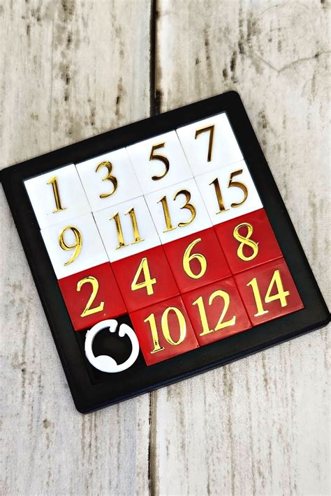 Sliding Number Puzzle Travel Game — Cactus Creek Shop