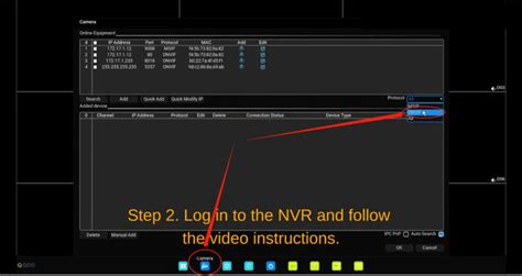 How To Add An Ip Camera With Onvif Protocol To Qsees Nvr