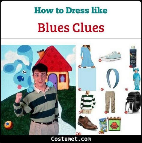 Blue And Steve Blues Clues Costume For Cosplay And Halloween 2022 Clue