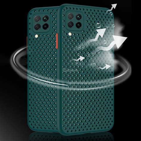 Shop Generic Case For Huawei Nova I Cooling Net Soft Tpu Shockproof Back Cover Casing Online
