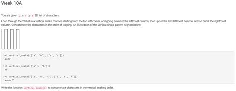 Solved Week 10a You Are Given L A N By M 2d List Of