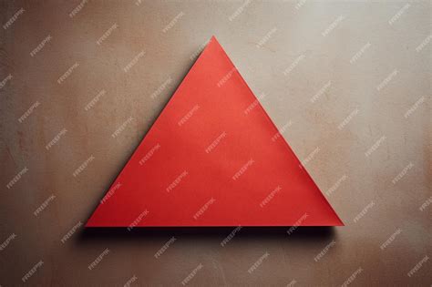 Premium Photo Photo Triangle Paper Shape With Copyspace