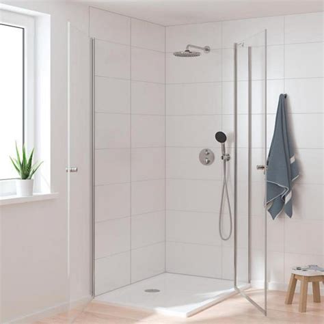 Grohe Precision Duschsystem, Thermostat chrom/schwarz - 34883000 | REUTER