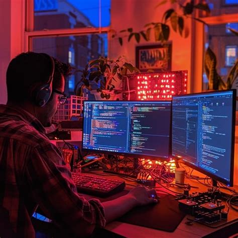 Free Focused Coding Session Photo Developer Coding Programming