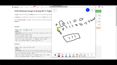Minimum Swaps To Group All 1s Together Ii Leetcode Programming