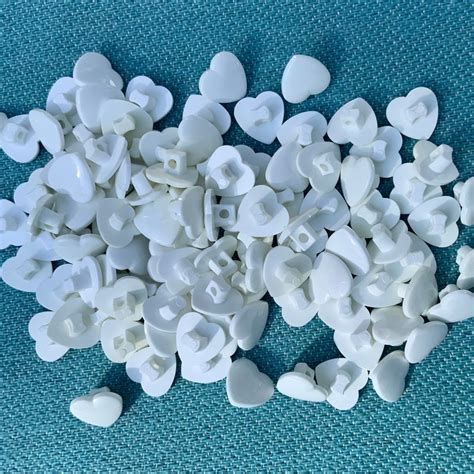 Tiny Heart Buttons Etsy