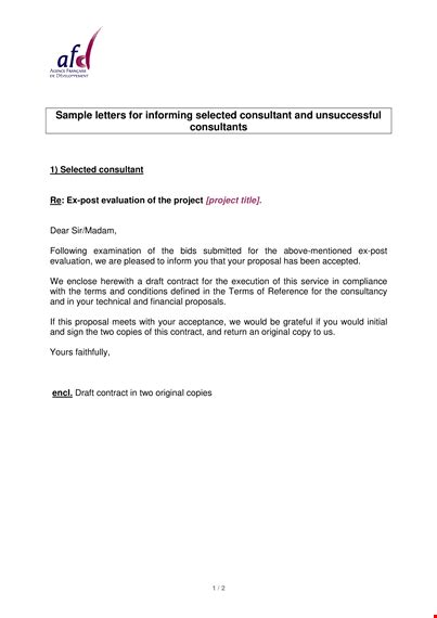 Proposal Rejection Why Your Project Proposal Was Not Selected