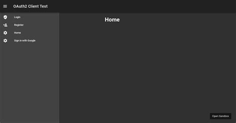 Vue Oauth2 Client Forked Codesandbox