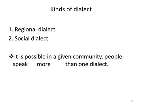 Language Dialect And Varieties Pptx