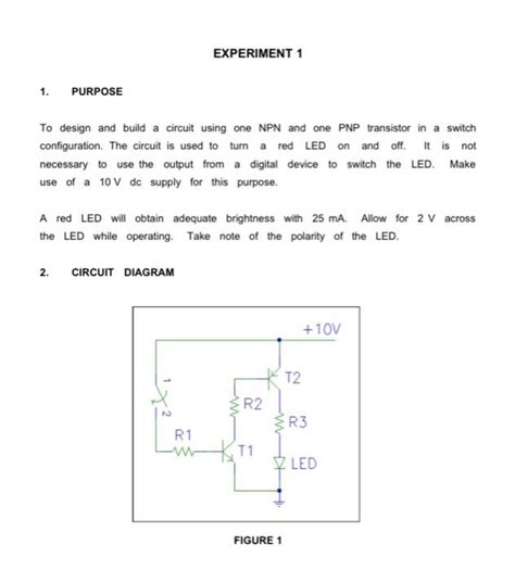 Solved 1 Purpose To Design And Build A Circuit Using One