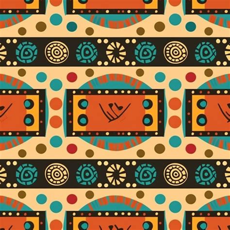 Premium Ai Image A Pattern With A Stylized Design Of A Clock And Circles Generative Ai