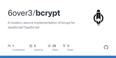 Github Over Bcrypt A Modern Secure Implementation Of Bcrypt For Javascript Typescript