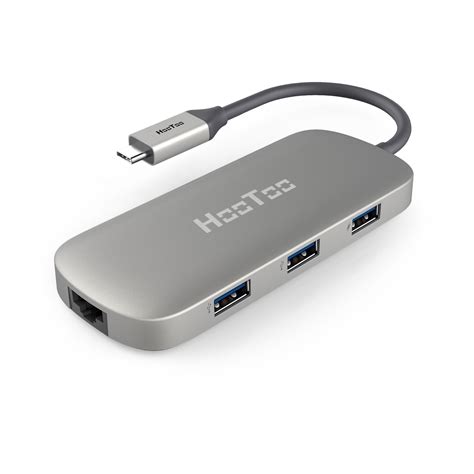 HooToo USB C Hub 6 In 1 USB C Network Adapter Gigabit Ethernet Port 4K HDMI 100W EBay