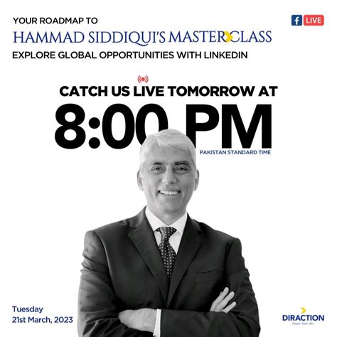 Hammad Siddiqui On Linkedin Excited To Announce A New Partnership Join Me Tomorrow