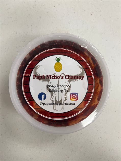 Piña Flavored Chamoy Papá Nichos Carne Seca